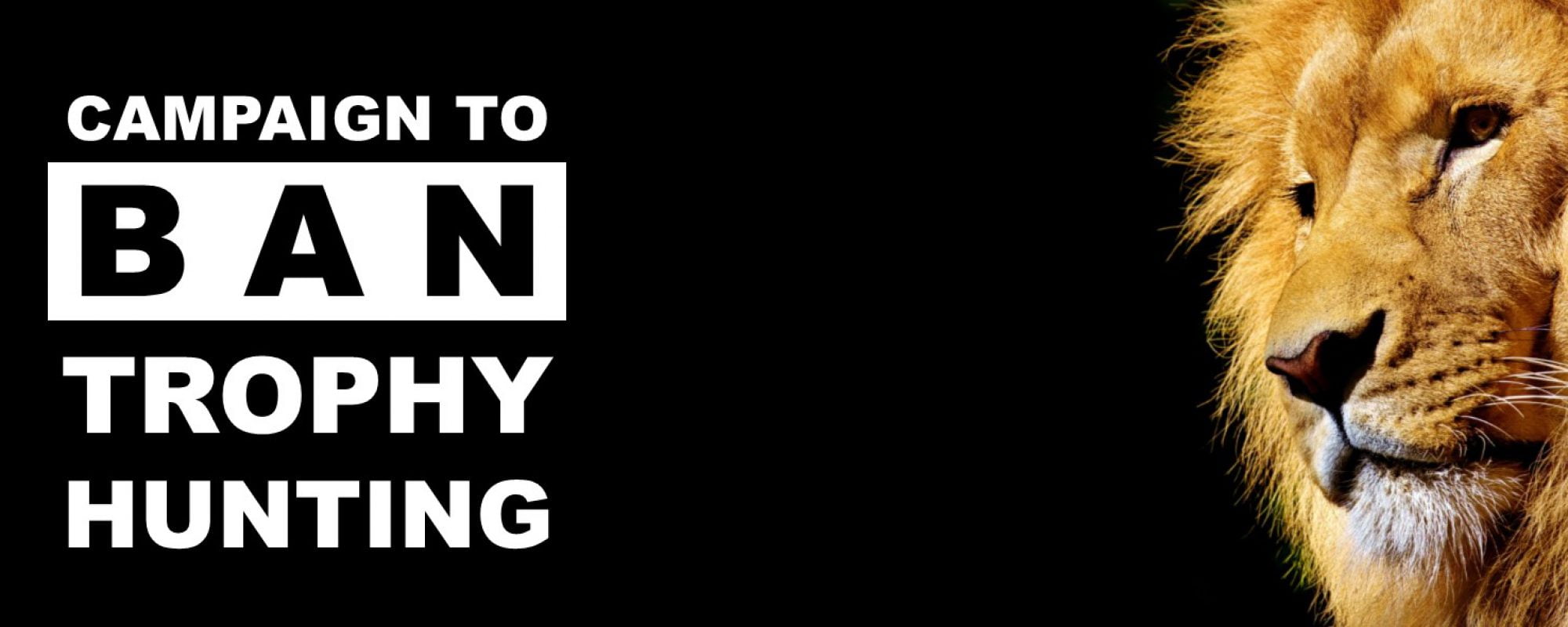 Campaign to ban trophy hunting – For People for Wildlife Forever